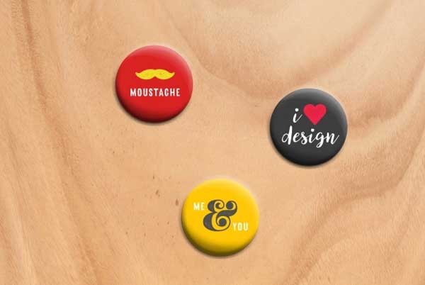 Free Pin Mockups | 21+ Free PSD Mockups Download